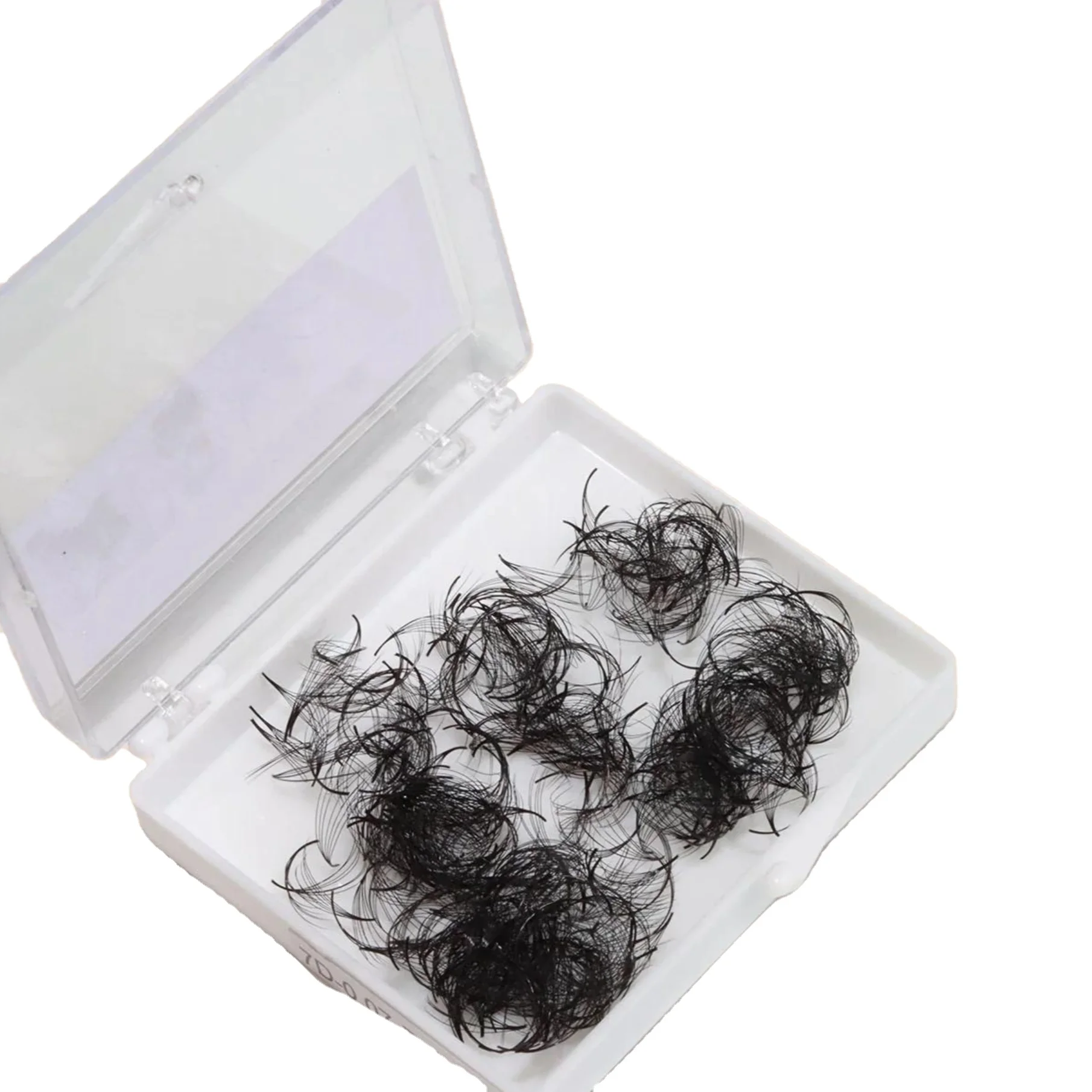 Wholesales Loose Promade Fans C CC D DD Curl Mix tray 12D Eyelash ...