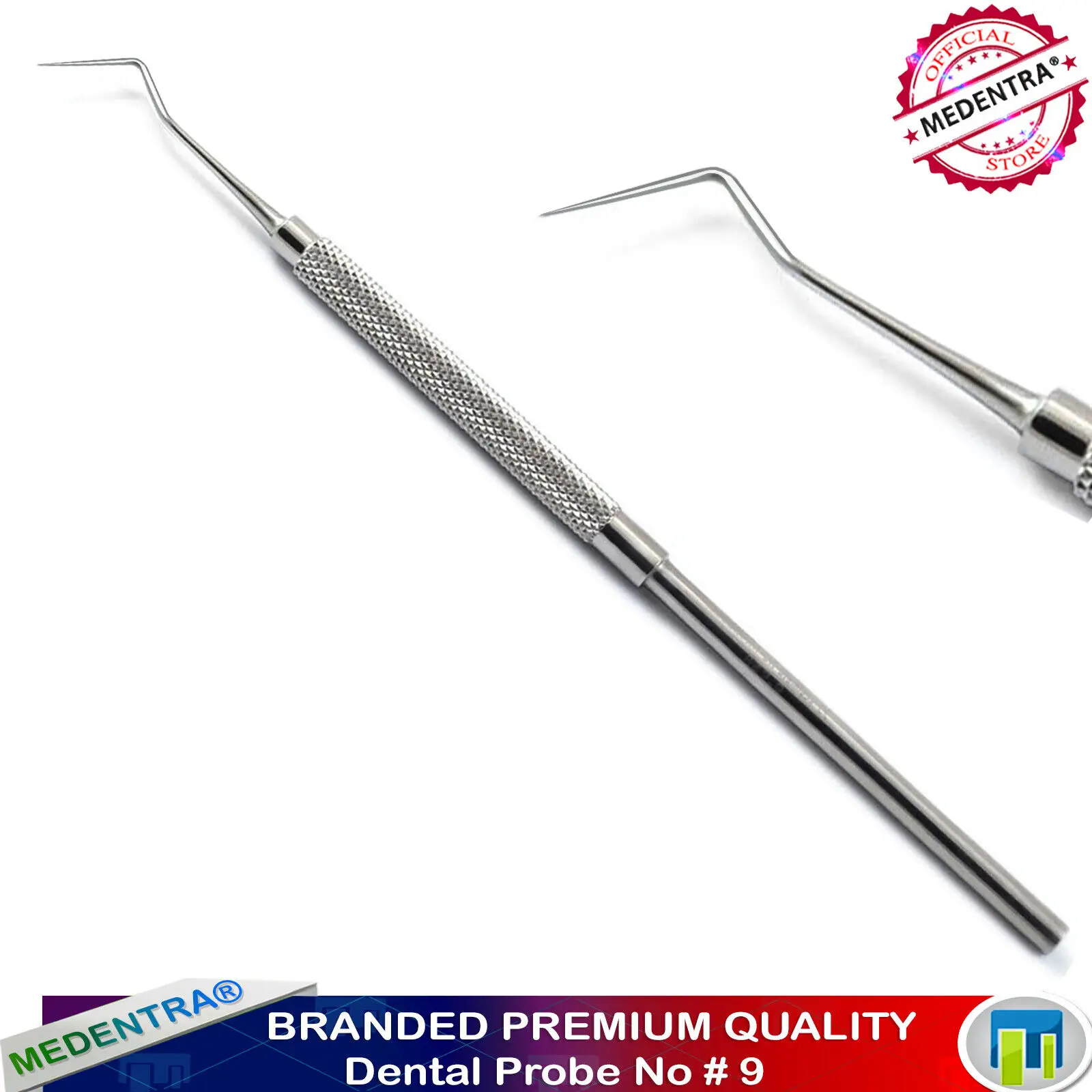 Dentist Pick Plaque Remover Tartar Scraper Tooth Scaler Probes Explorers Stainless Steel ...
