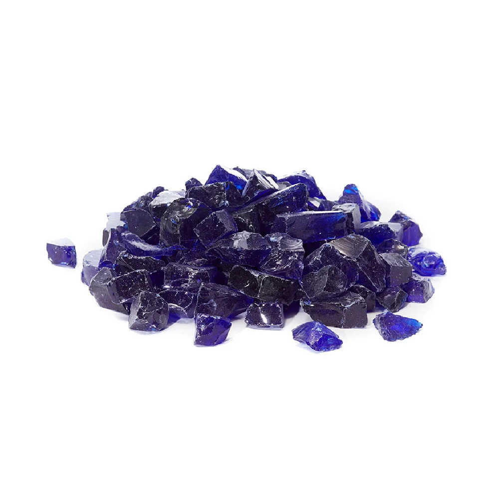 Cobalt Blue Fire Glass Medium Glass Rocks Wholesale Splash Of Color For ...