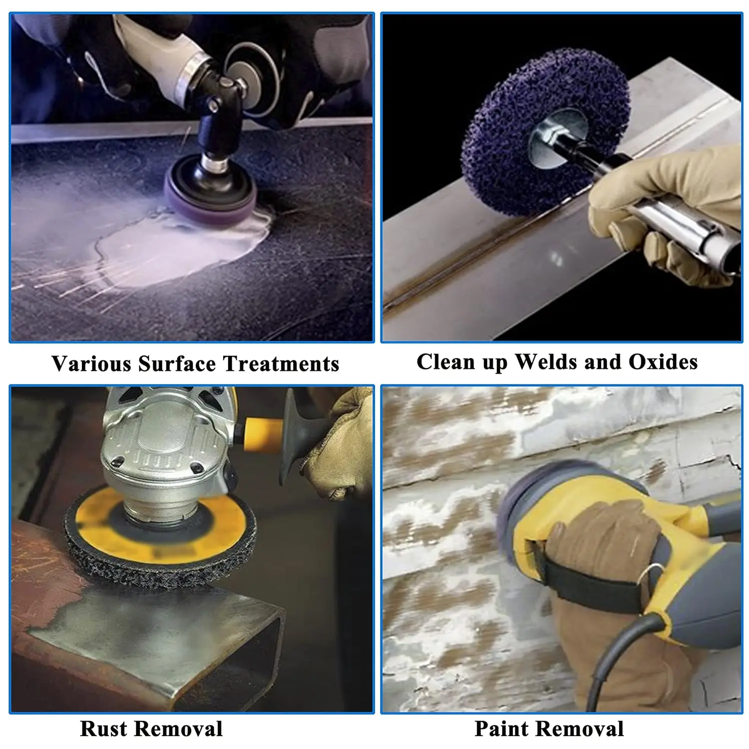 Jaze Poly Strip Disc Abrasive Wheel - Efficient Rust Remover