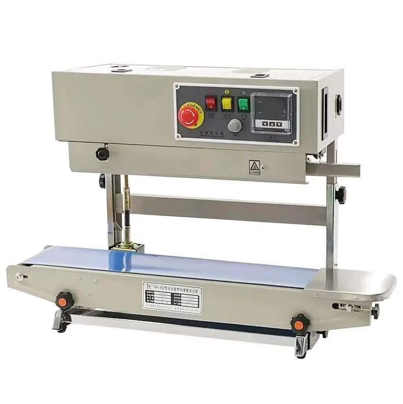 Automatic Heat Plastic Bag Pouch Sachet Sealer Continuous Sealing ...