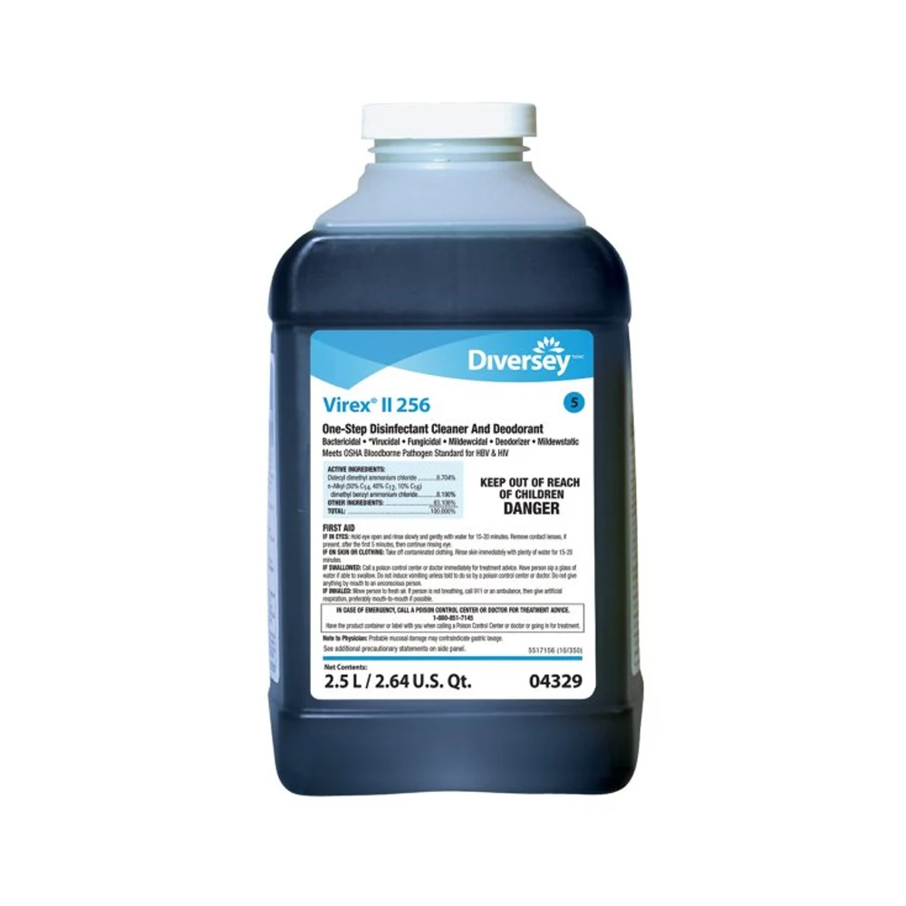 Premium Quality 2 Bottle Diversey Virex Ii 256 Surface Concentrate ...