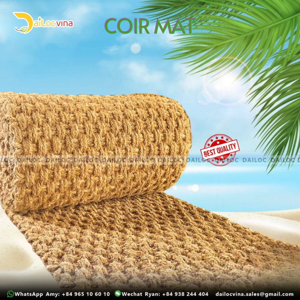 COCONUT COIR MAT ROLL MODERN DECORATIVE ROPE MADE of 100% NATURAL COIR ...
