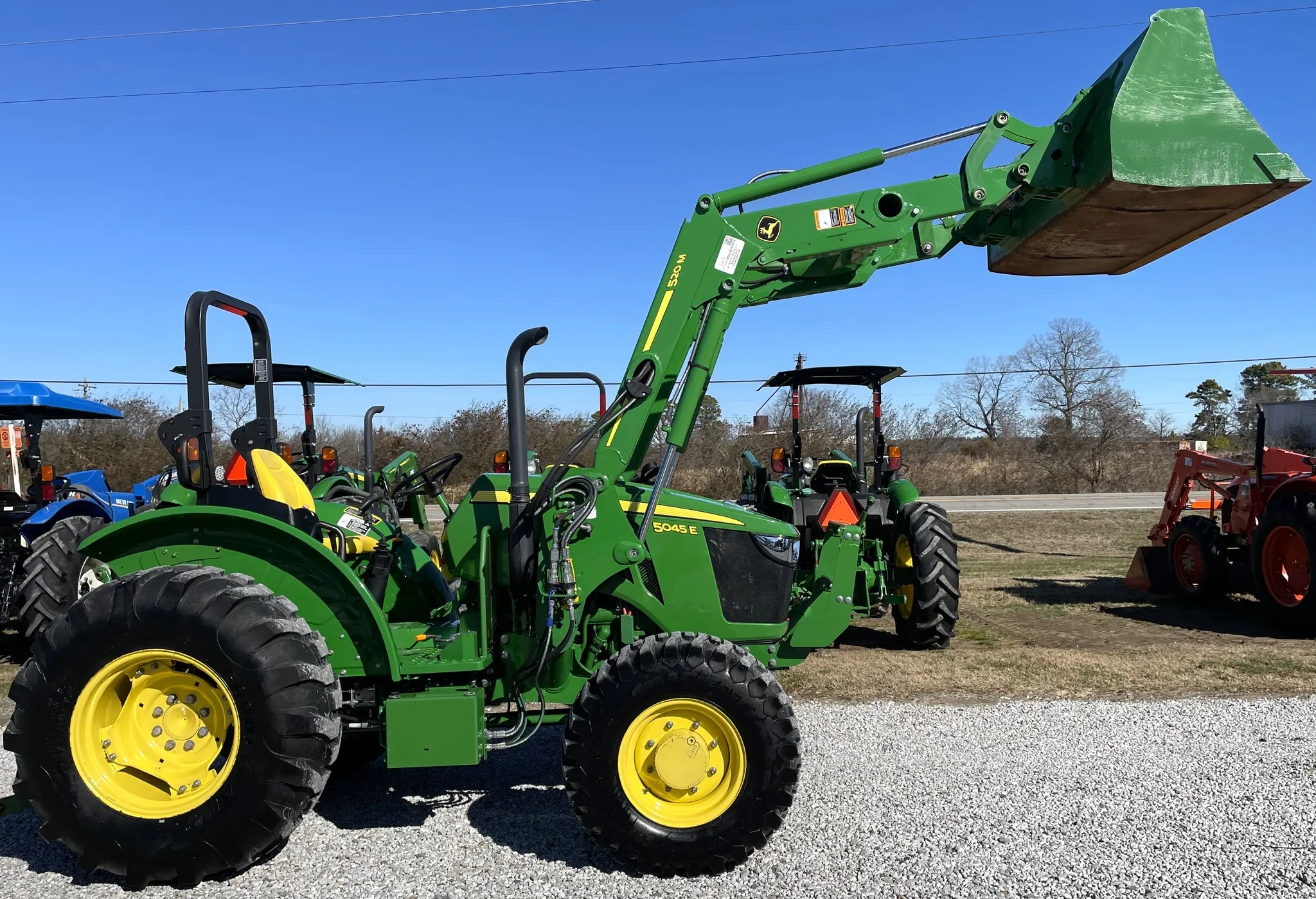 John Deere 540M Tractor with Front Loader & AC - High Productivity