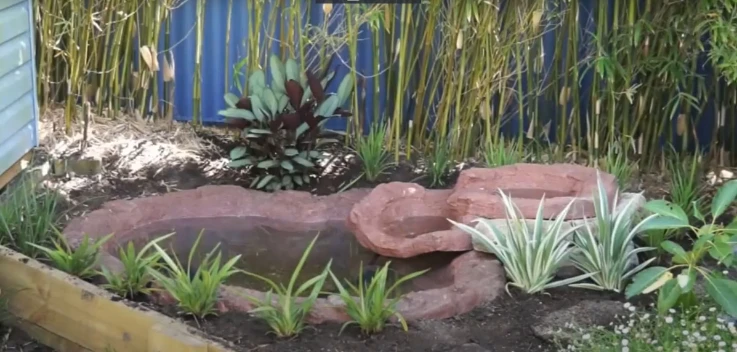 KNT Wholesale FRP Stone Look Round Hand Molded Garden Pond