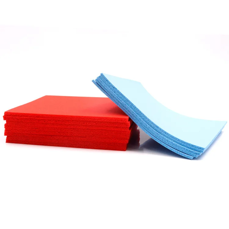 Red EPDM Foam Rubber Sheet Smooth Surface Sponge Rubber Sheet for Seals ...