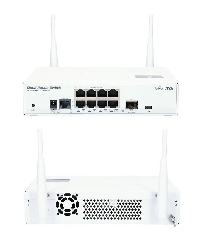 Mikrotik Crs109-8g-1s-2hnd-in Switch 8x Rj45 1000mb/s 1x Sfp 2,4ghz Wifi Network Switches ...