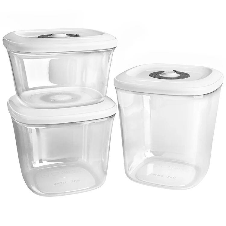 Preserve Vacuum Containers 3pcs Vacuum Seal Food Storage Container Set - Buy Vacuum Canister ...