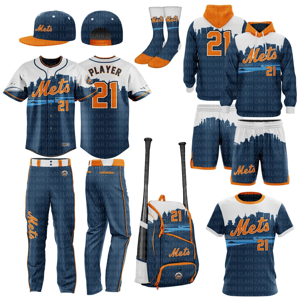 WHOLESALE SUBLIMATED BASEBALL JERSEY SHIRT STREET STYLE YOUTH UNISEX ...