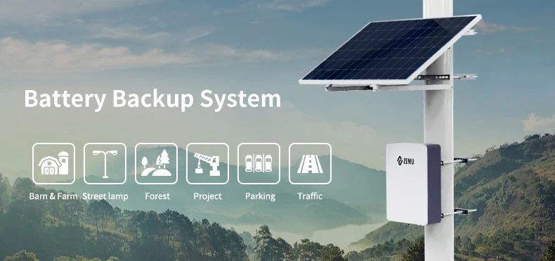 High Capacity Solar Power Solution Solar Battery Backup System Outdoor ...
