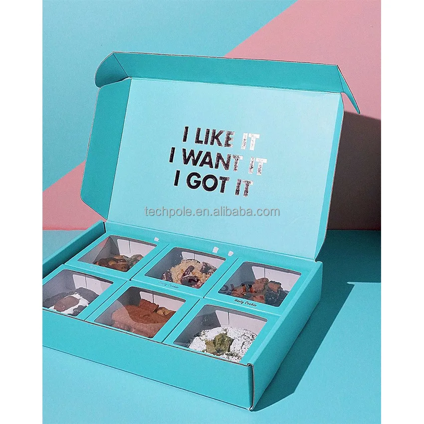 Custom Cookie Box - Corrugated Mailer for Bakery Packaging