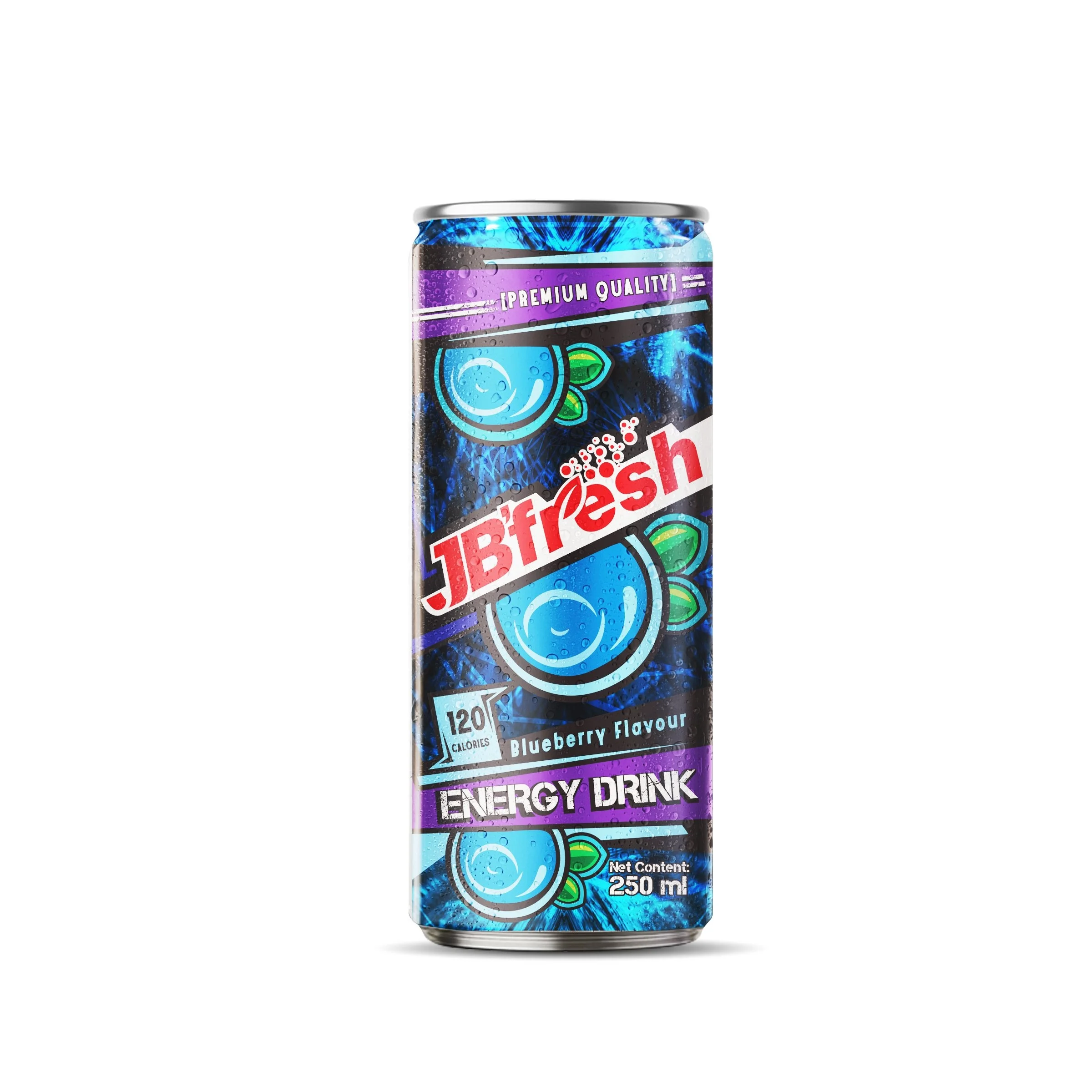 Jbfresh Fruit Energy Drink - Custom Label 250ML Wholesale