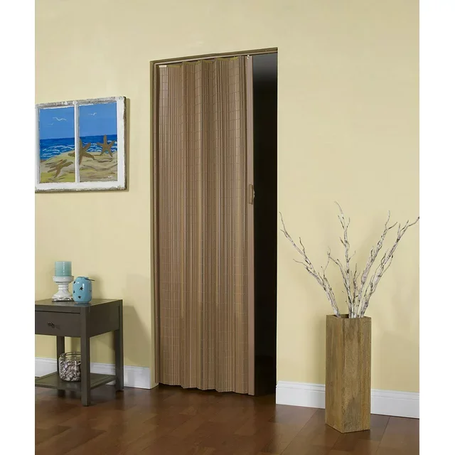 High Quality Homestyle Fiji Pvc Folding Door 32"wide X 80"high Natural ...