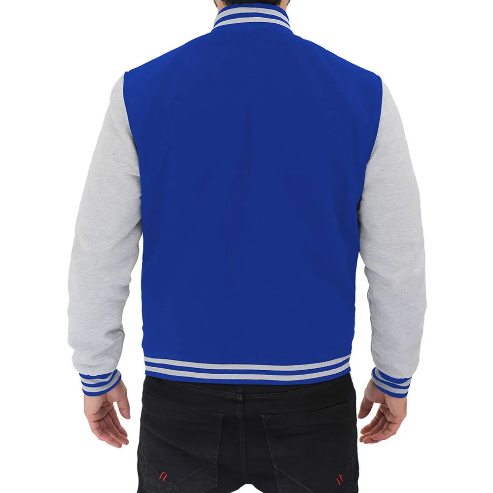 2024 Top Tending Design High Quality Custom Fleece Varsity Jackets Half ...