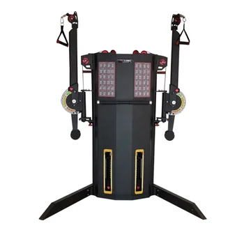 Commercial Dual Stack Multi-function Trainer Dual-arm Cable Crossover ...