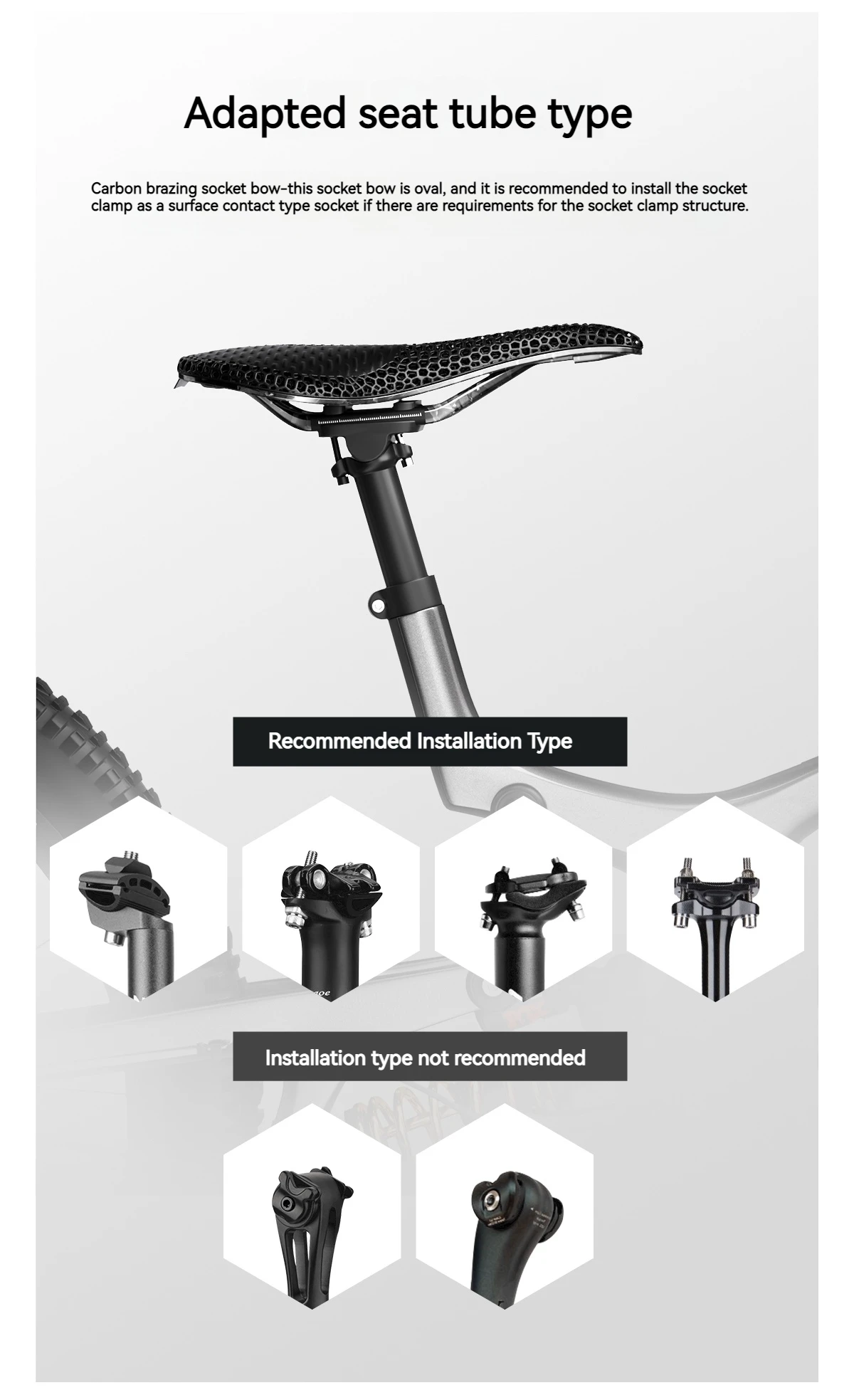Enlee Bicycle 3d Printed Saddle Titanium Carbon Rails Ti Power ...