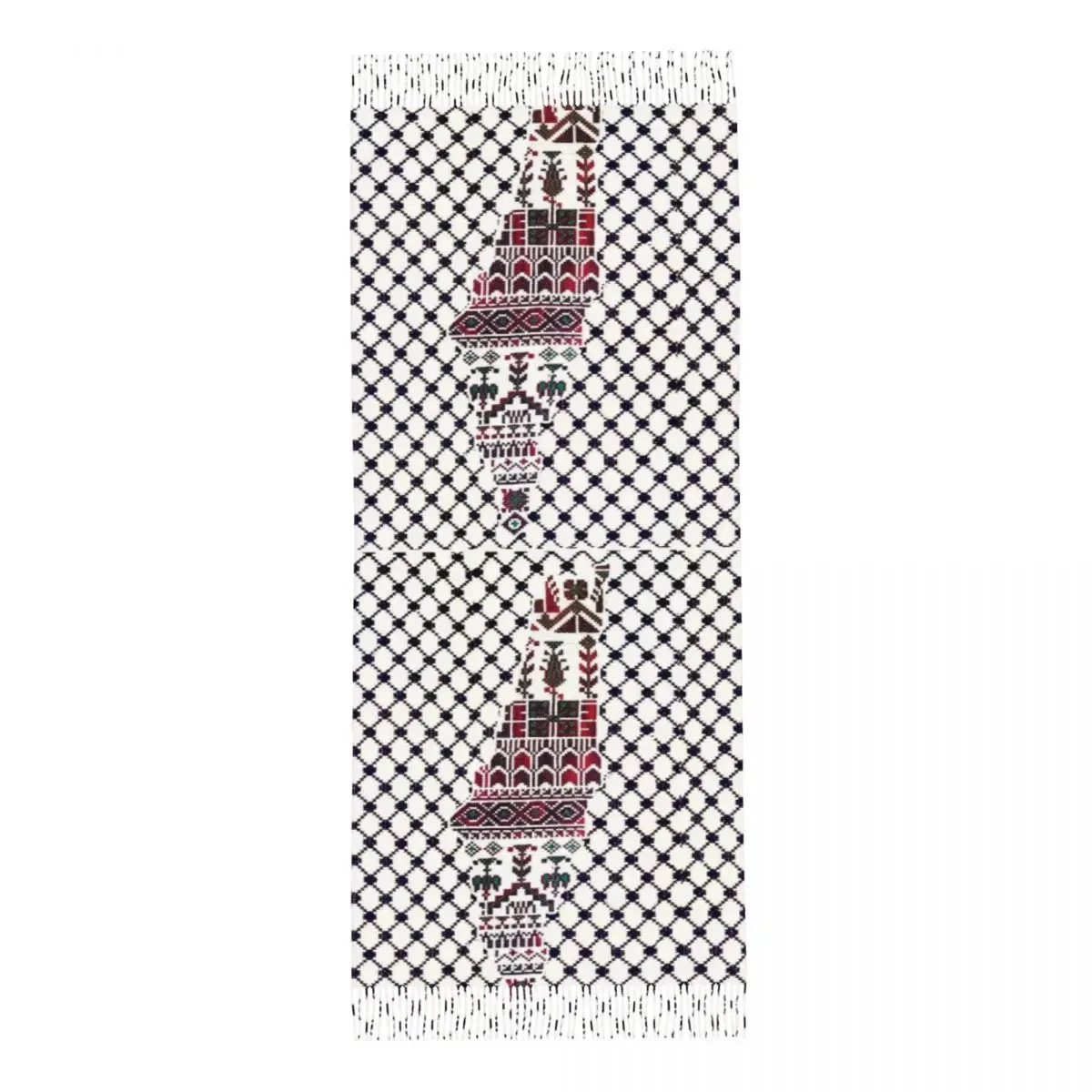 Palestine Arabic Shawl Traditional Keffiyeh Design Pashminas Shawl ...