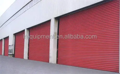 Aluminium Door Slat Rolling Shutter Garage Roller Shutter Door Rail ...