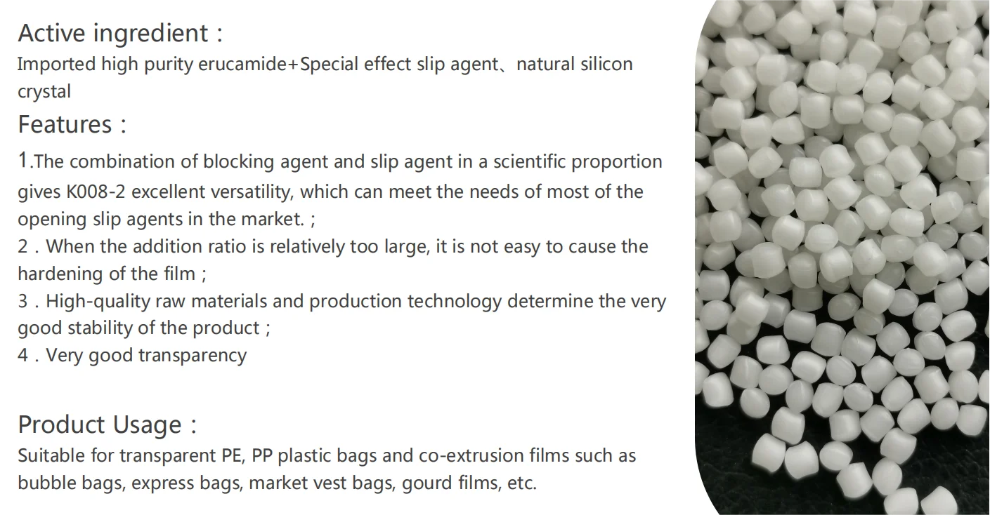 Zovgov Virgin Plastic Material High Transparency Pellets Universal Anti-block Open Slip Filler ...