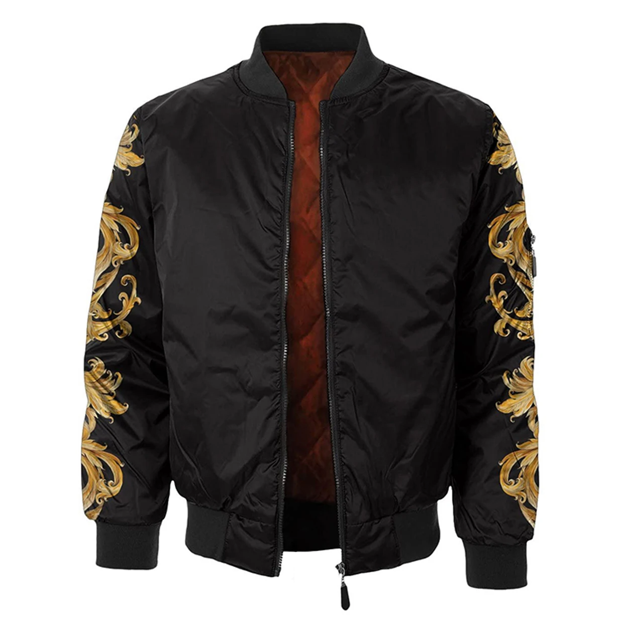 Black And White Sublimation Design Mens Bomber Jacket Latest Fashion ...