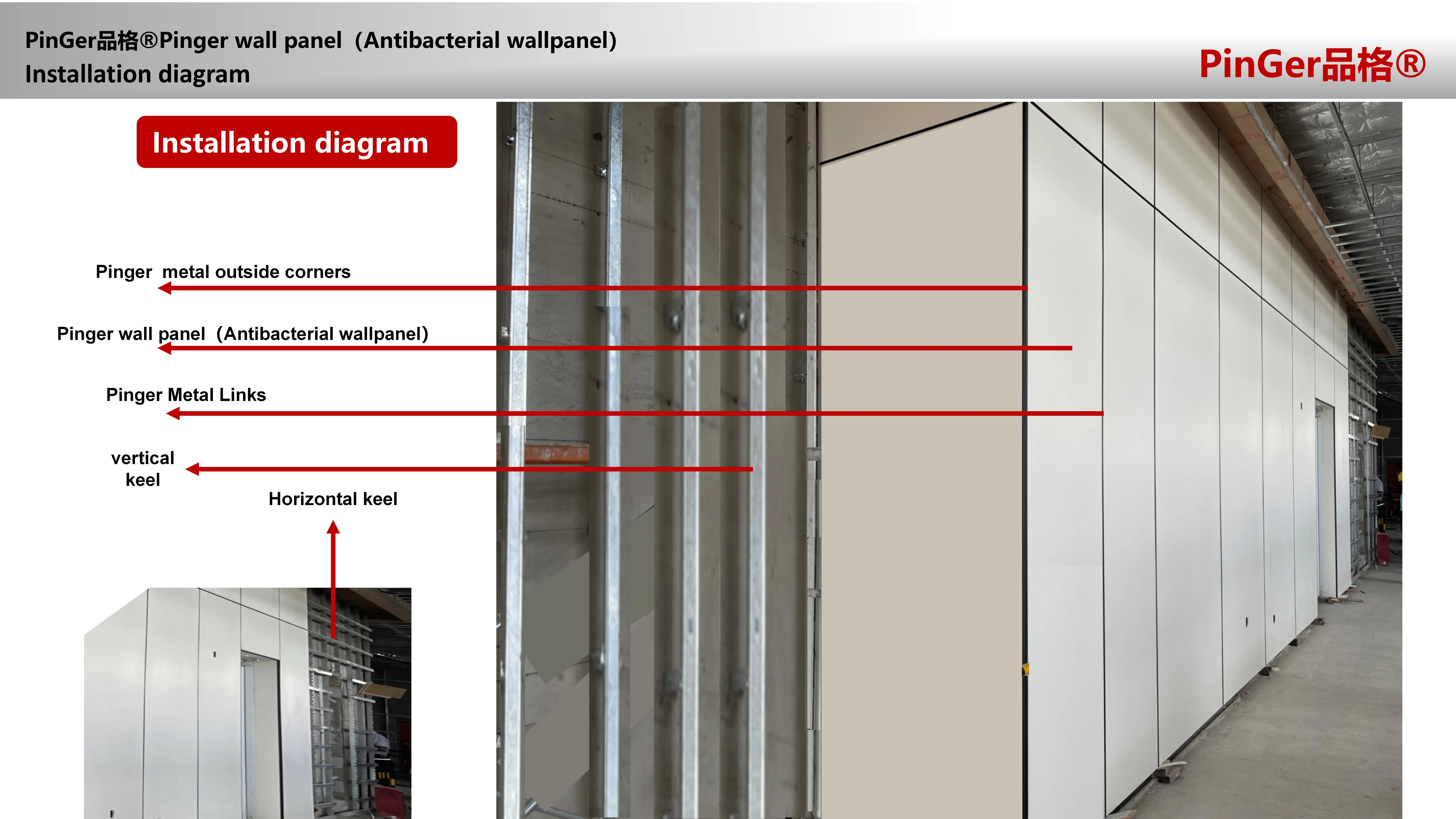 Moisture Proof Wall Covering Panels for Hotel & Office
