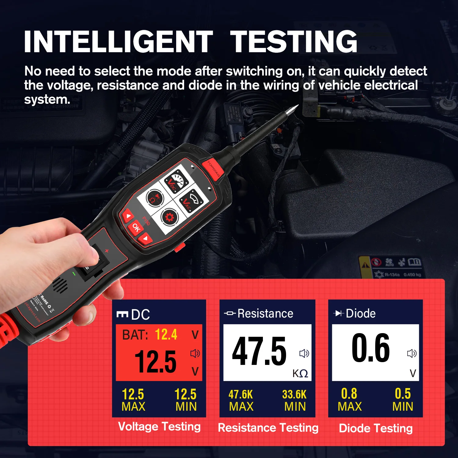 Topdiag P150 Power Probe - Advanced Automotive Circuit Tester