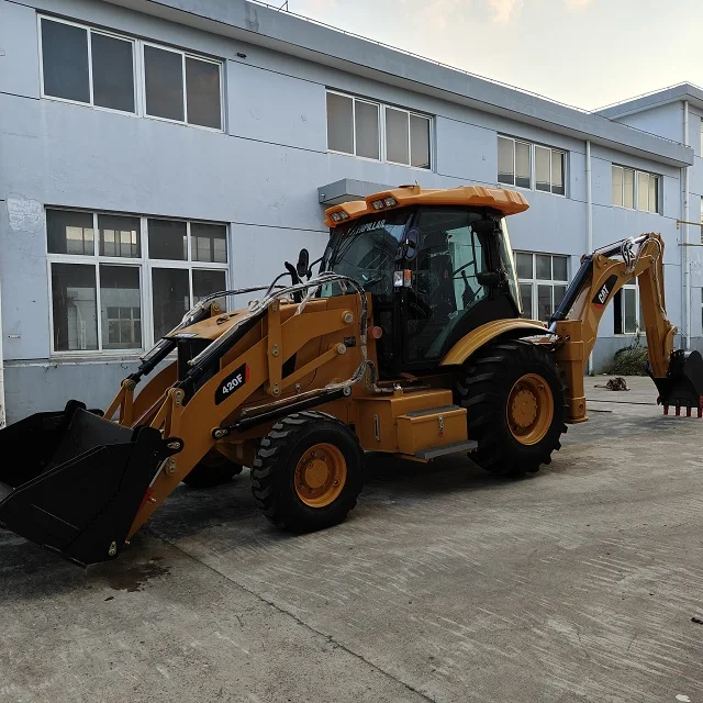 Super Condition Working Cat Backhoe Loader With Excellent Lifting Power ...
