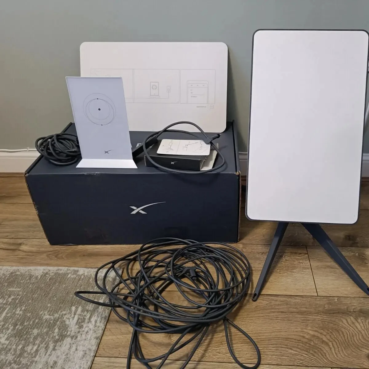 Brand New Original Starlink Satellite Internet V4 With All Parts Complete Accessories Ready For ...