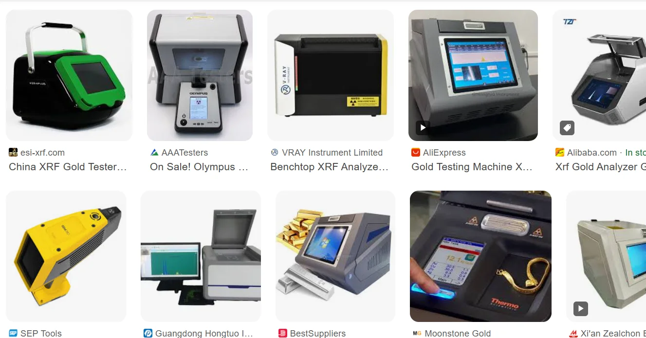 metal detector Test Machine XRF Copper Gold Analyzer| www.alibaba.co.uk