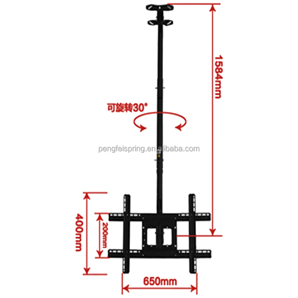 Flipping Down Ceiling Tv Stand Universal For 32''-70'' Inches Lcd Led ...