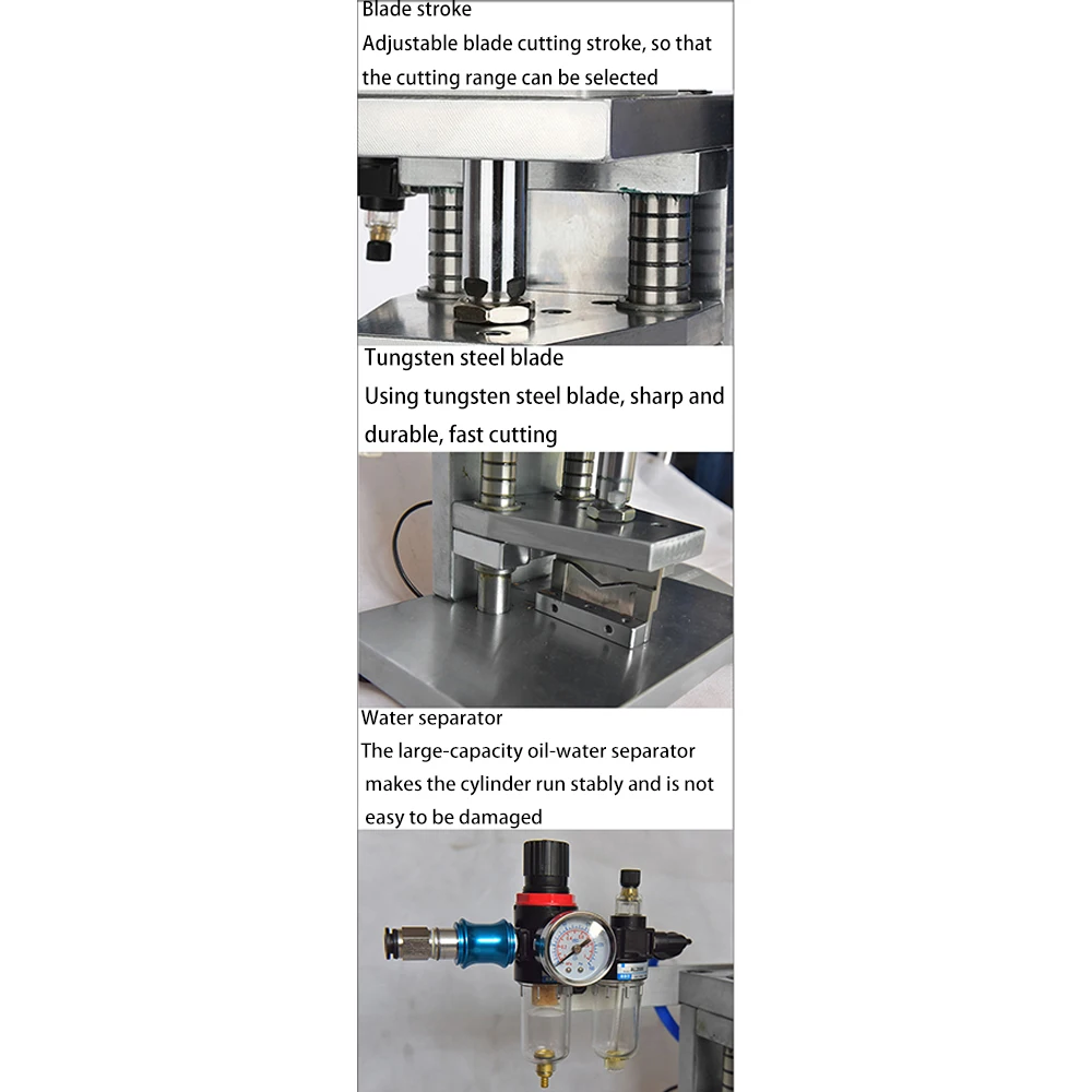 5-160 Square Wire Pneumatic Cutting Machine - New Energy Cable Guillotine