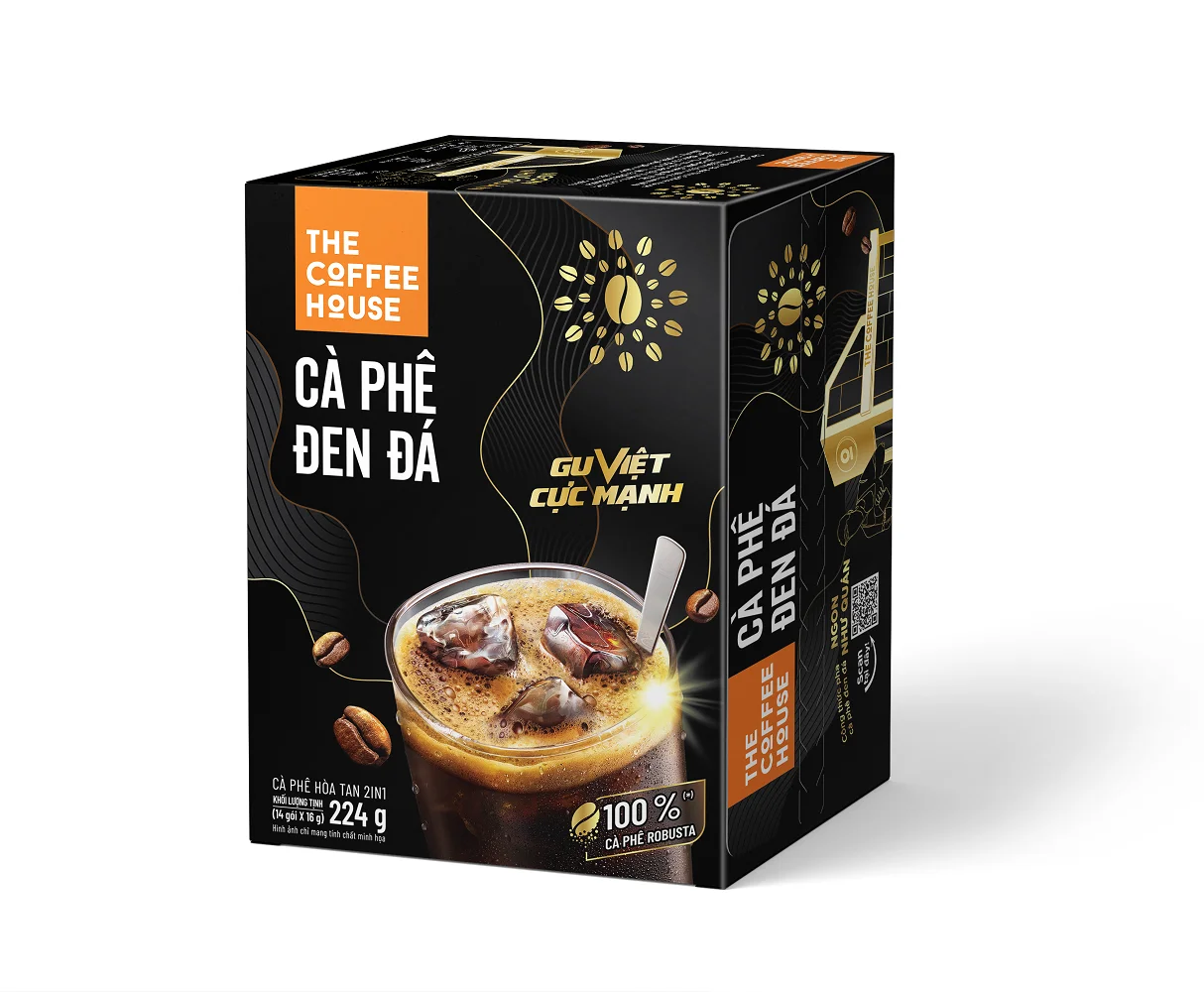 100% Robusta Soluble Coffee Powder 14x16g The Coffee House Ambient ...