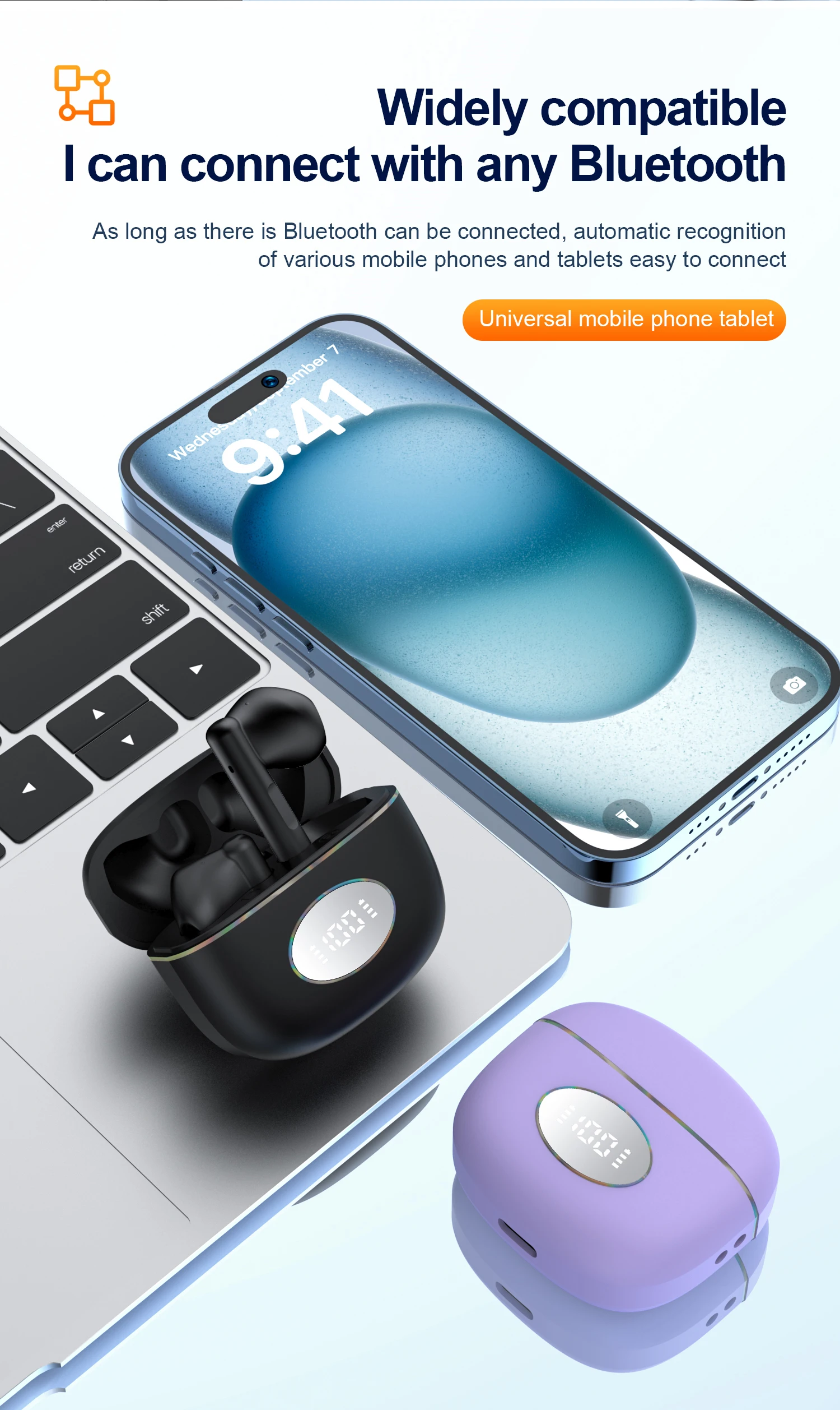 F33 Ai Translation bluetooth Earbuds AI Intelligent Voice Wireless ...