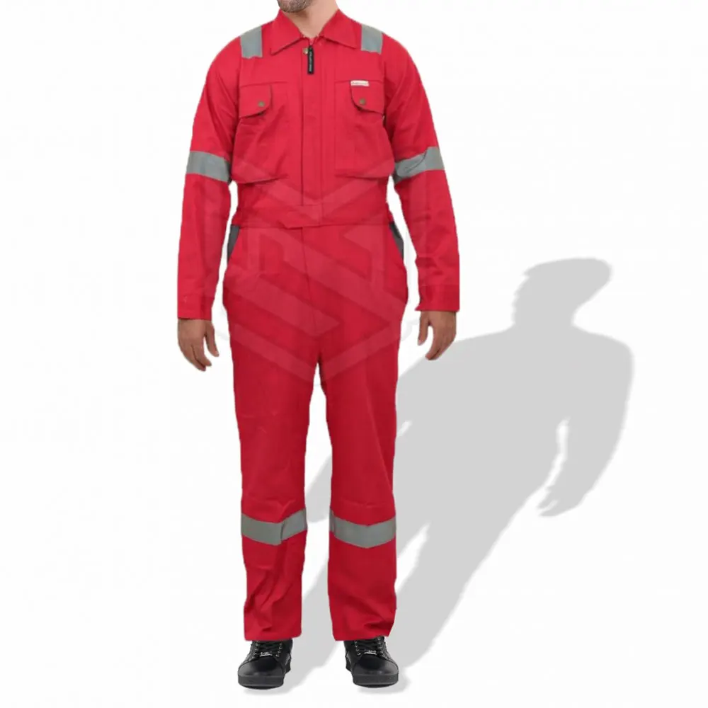 Full Body Safety Coverall Suit Breathable Working Overalls Working ...