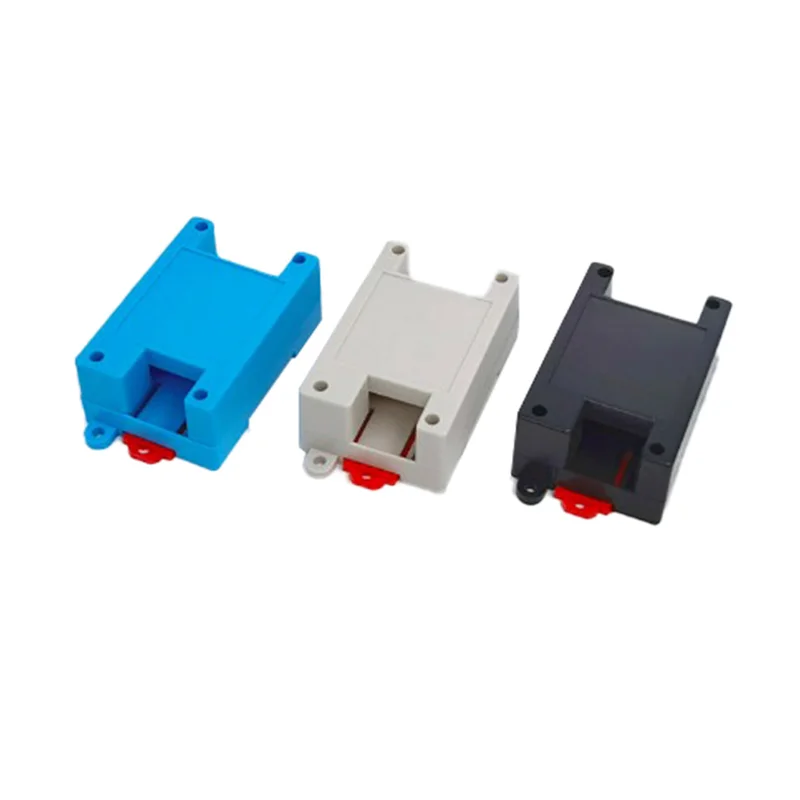 Din Rail Box Plastic Plc Control Box Electronics Enclosure Junction Box ...