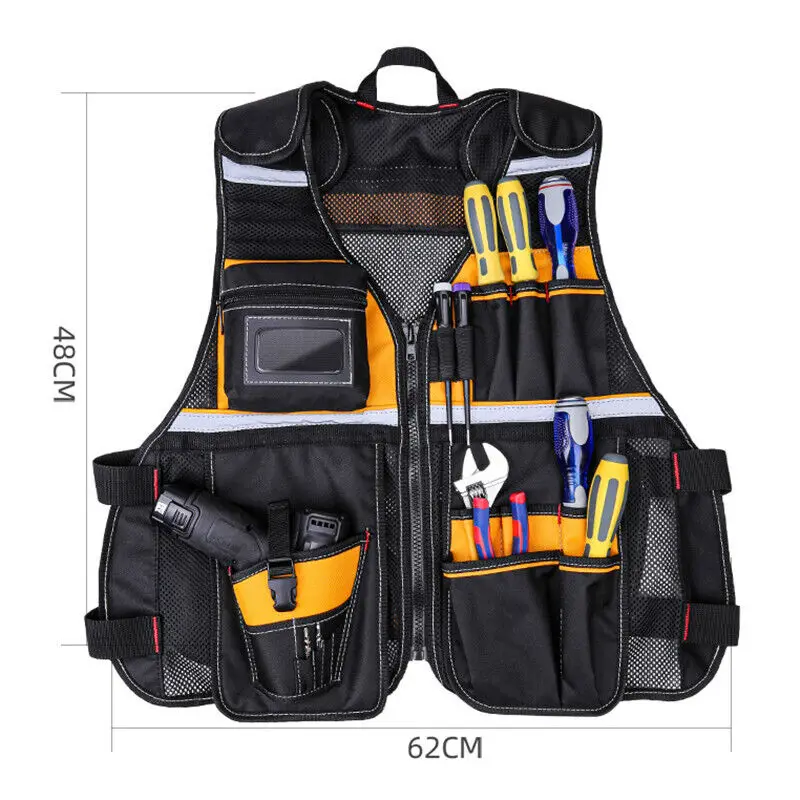 Custom Work Tool Vest for Electricians, Carpenters, and More