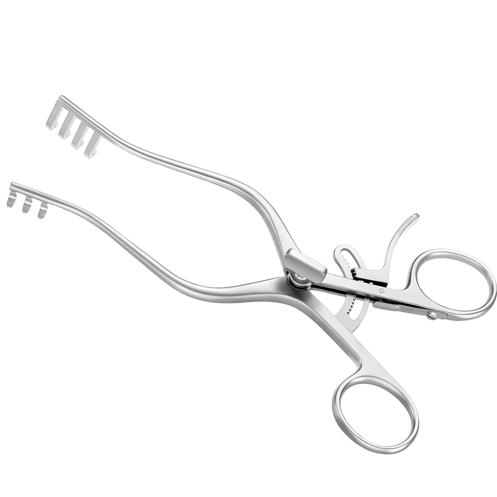 ALLENBERG Carotid Retractor Spreader 170 mm 6.34" 3 x 4 Prongs Blunt ...