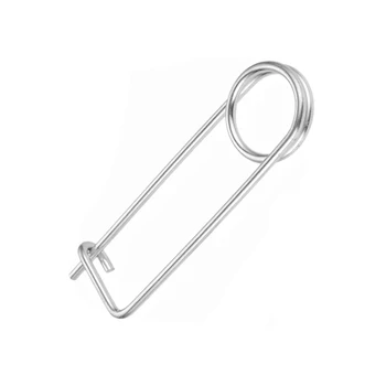 Stainless Steel Safety Lock Pin Spring Wire Pins Locking Safety Clip ...
