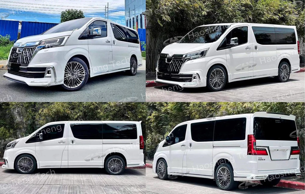 Mini Bus Body Kit for Toyota Hiace 2019+ Upgrade to GranAce Majesty ...