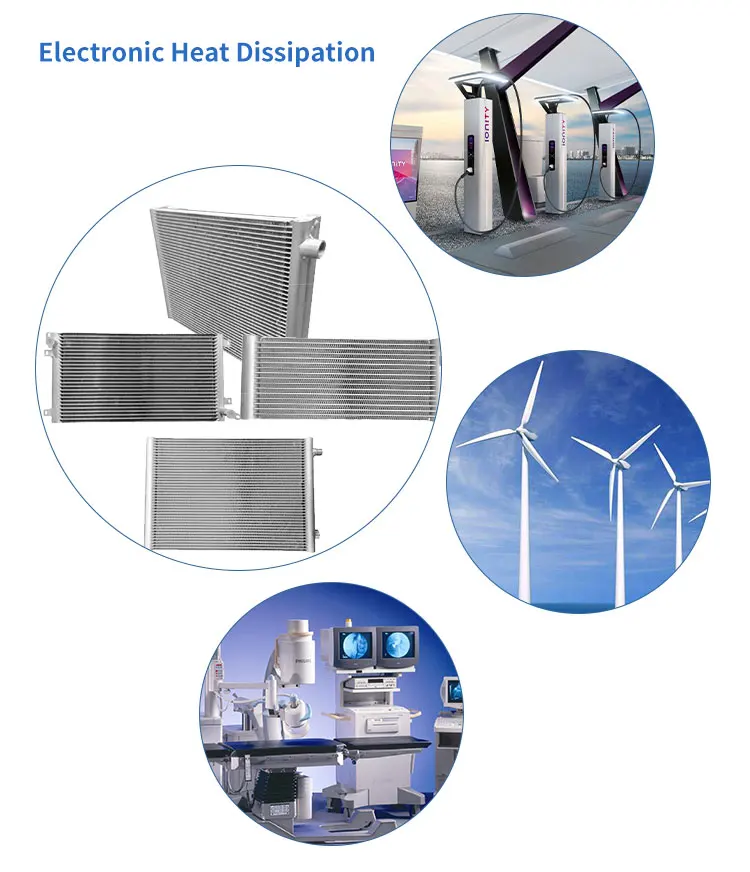 Micro Channel Heat Exchanger Fin Tube Aluminium Microchannel ...