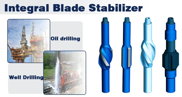 Drilling String Stabilizer - Integral Spiral Blade