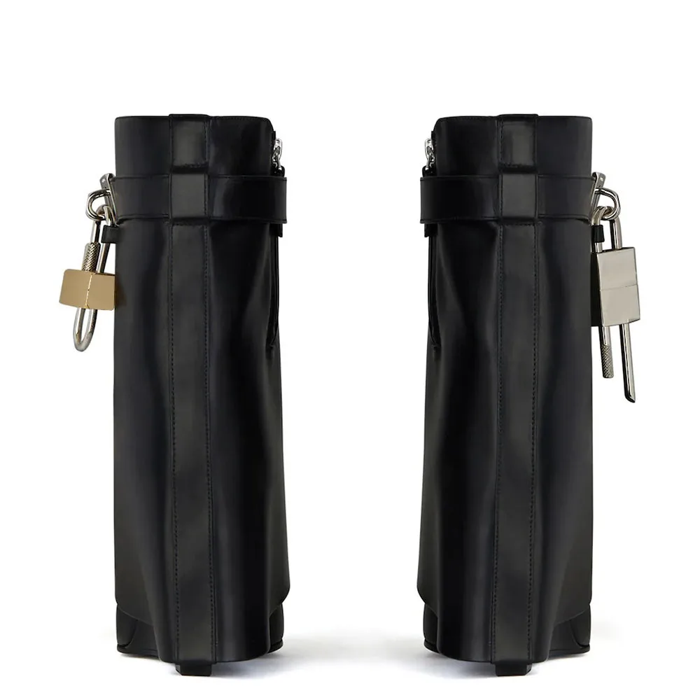 2023 Padlock Overlay Lockable Locking Fold over Booties