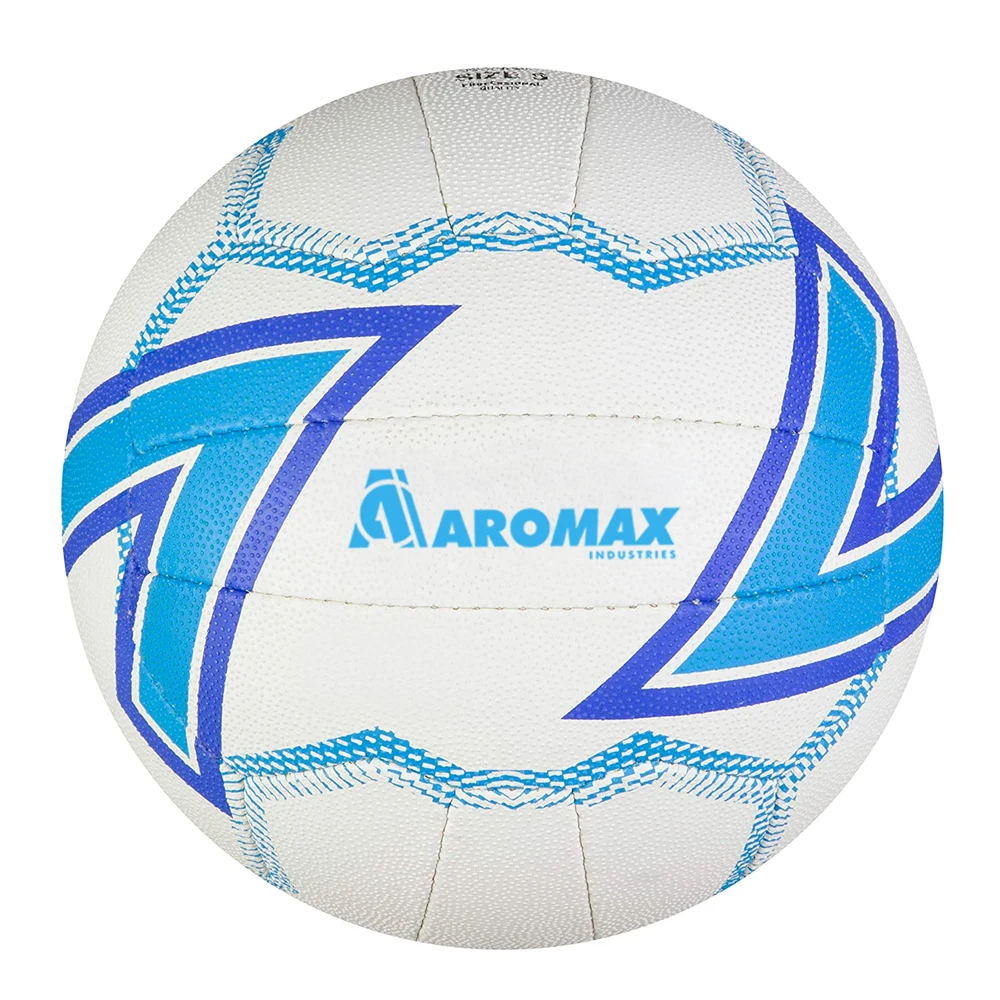 New Football Standard Size 5 Soft Pu High Quality Machine Stitched Net ...