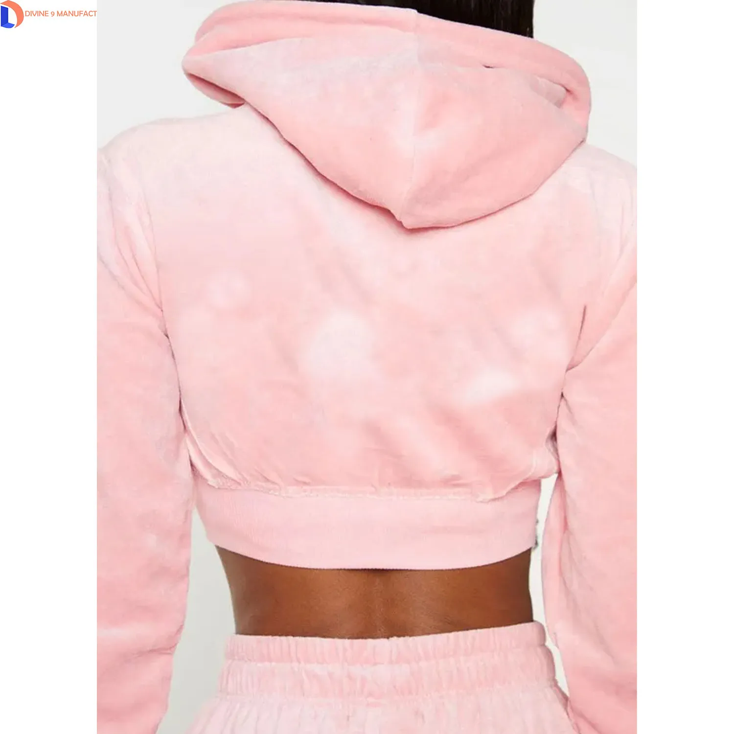 Divine 9 OEM Custom Sportswear Unisex Crop Top Fleece Tracksuits Summer ...