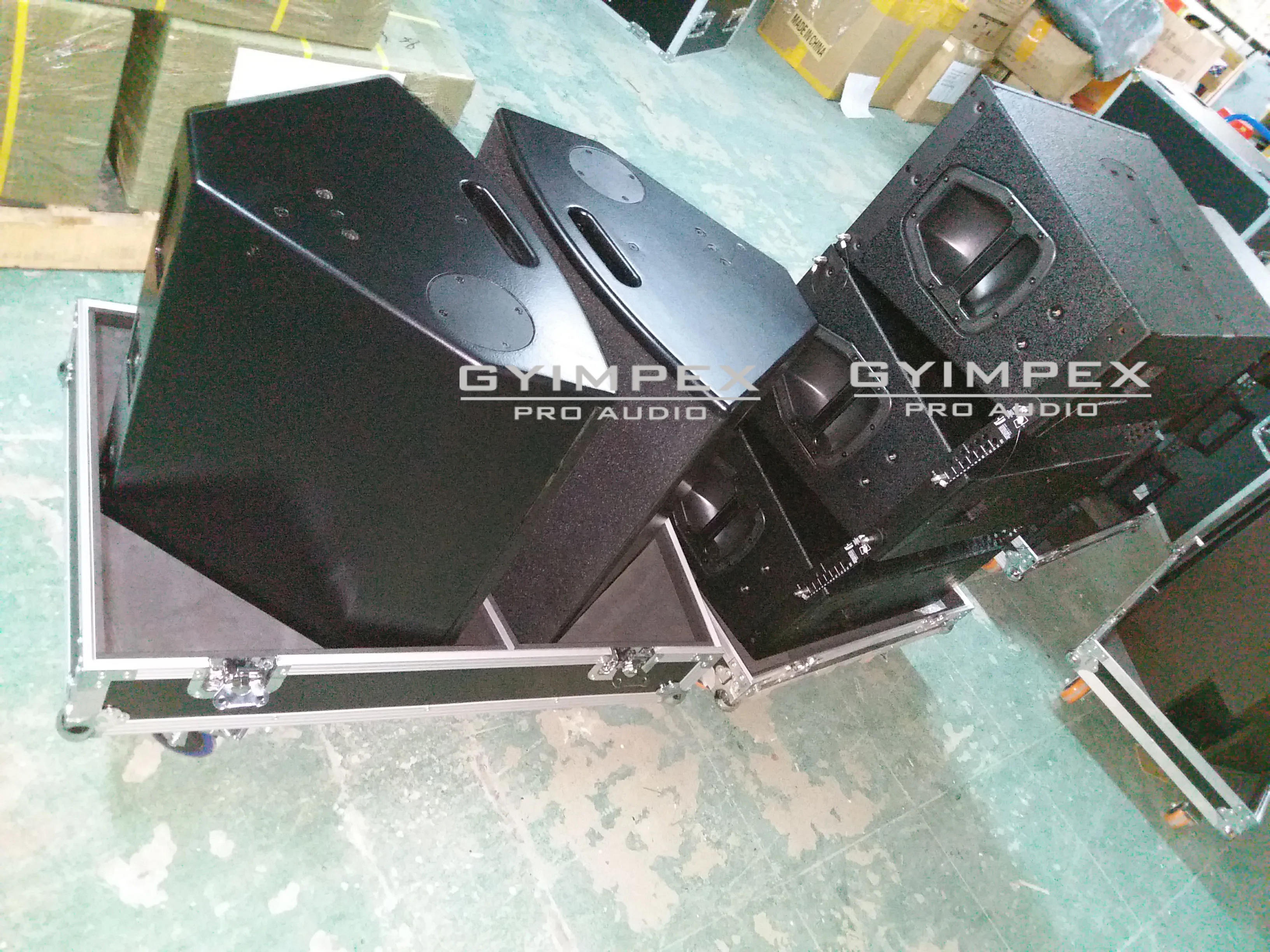 Dual 10 Inch Two Way Line Array Speaker Cabinet Box - Buy Q1 Is A ...