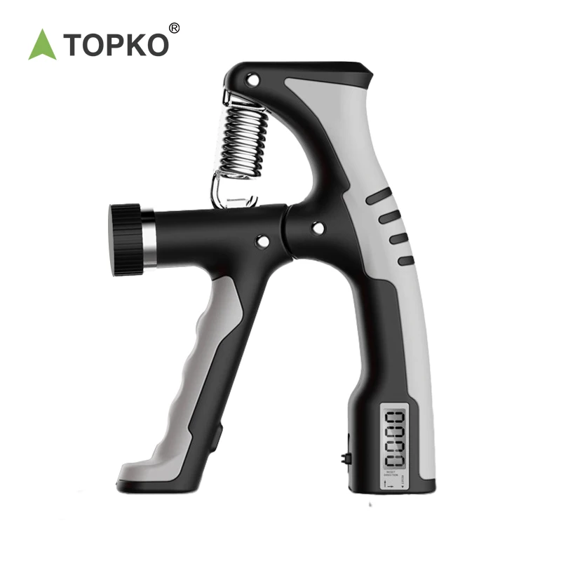 TOPKO High Quality Adjustable Count Grip Strength Device Gym Fitness ...