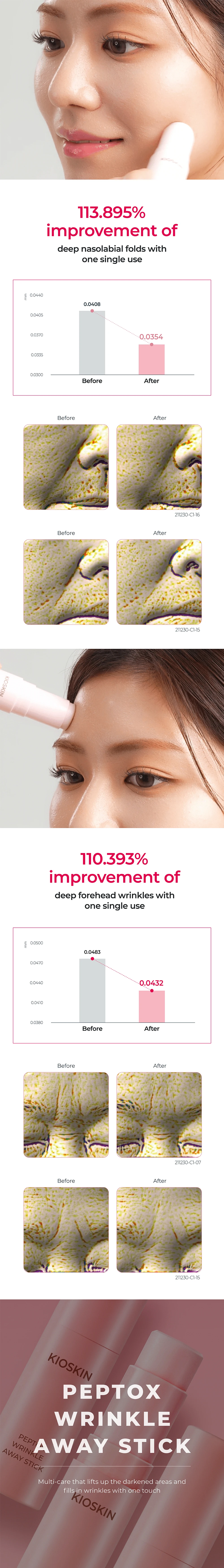 Kioskin Peptox Wrinkle Care Stick Wholesale Private Label Natural ...