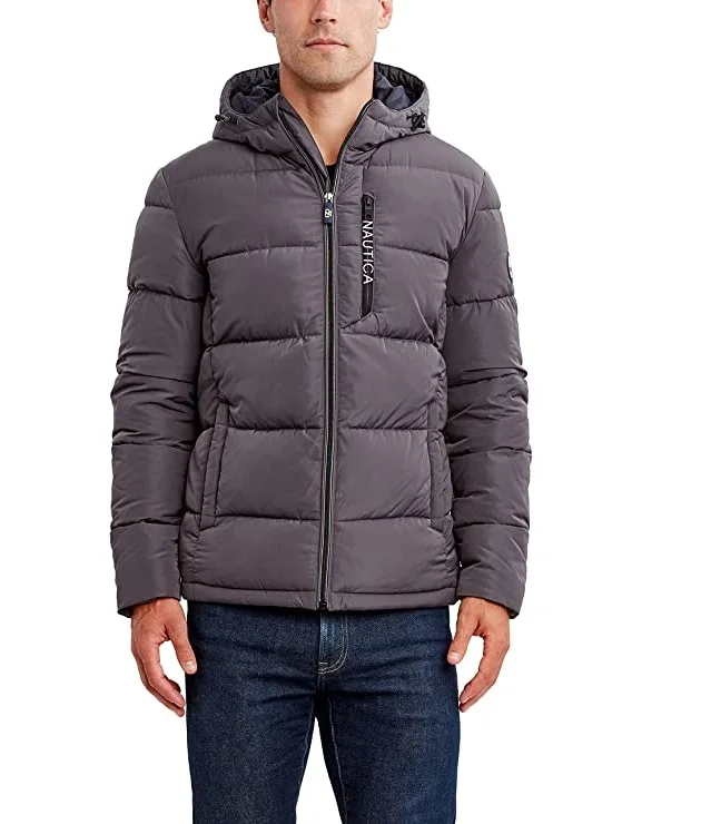 New Arrival Customized Logo Float Coats Down Jacket Hooded Jacket With ...