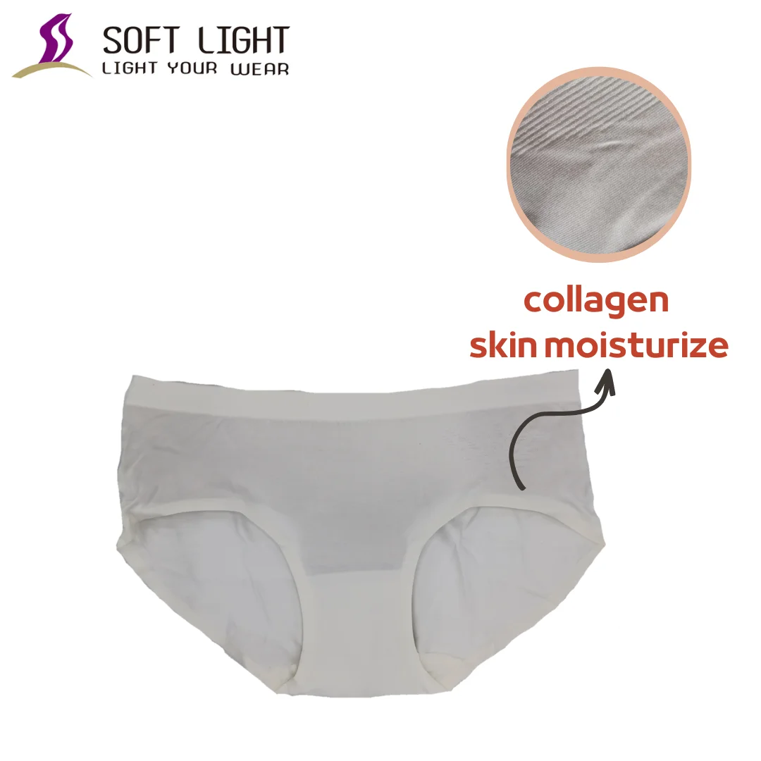 soft light briefs female spandex one piece pantie collagen| Alibaba.com