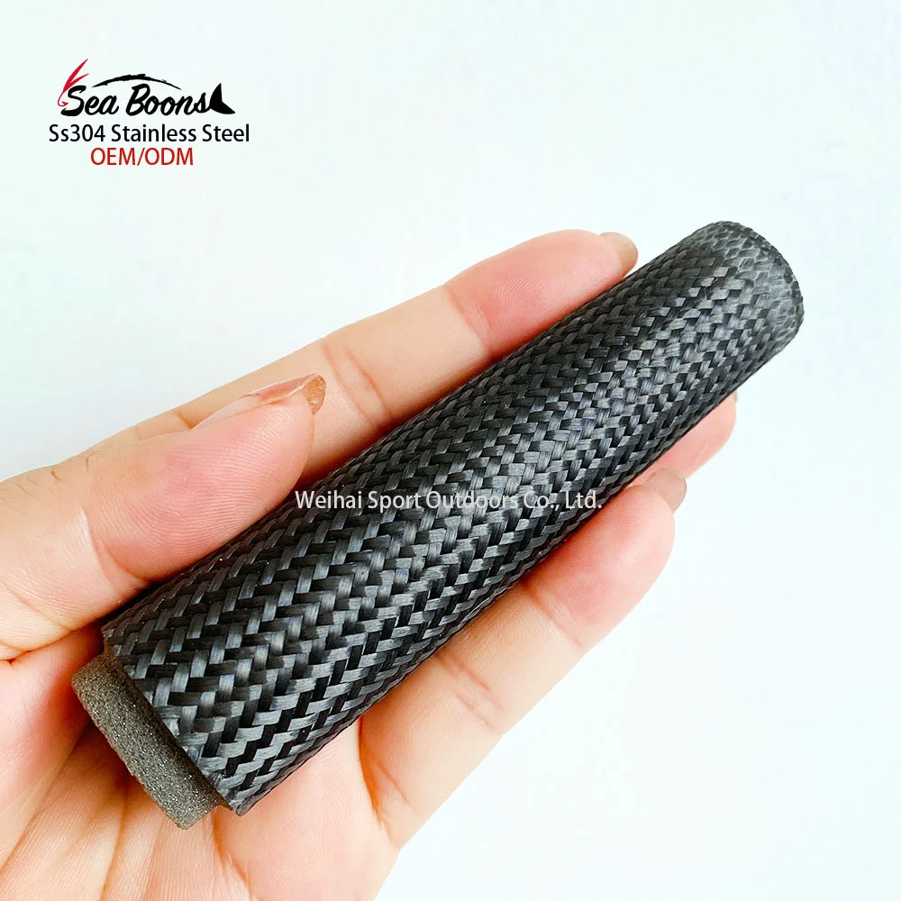 Diy Fishing Rod Carbon Fiber Handle Grip Handle Carbon Fiber Handle ...